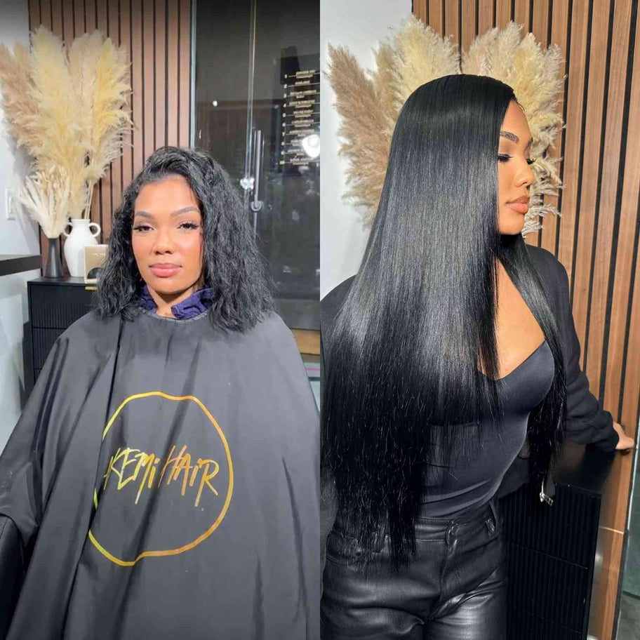 Hair Extensions Before and After Photos By Intacte Hair