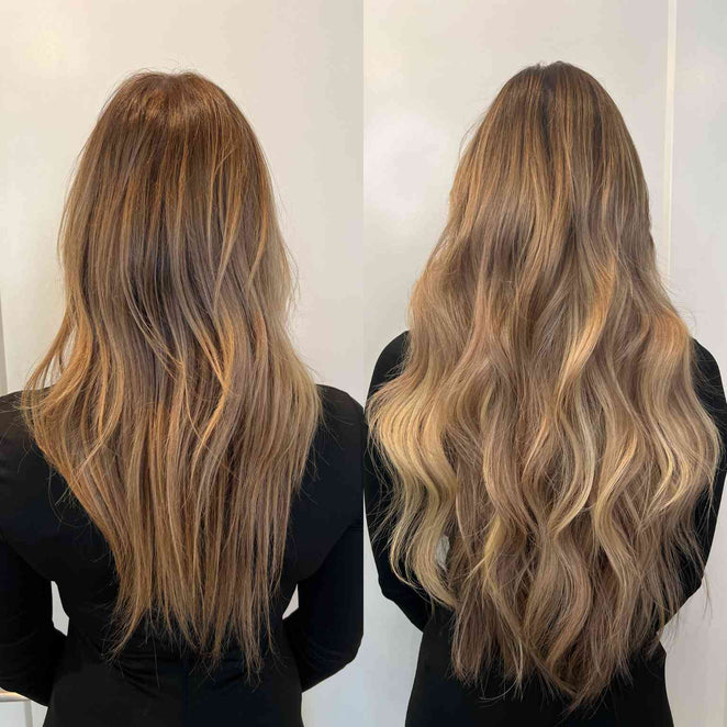 Hair Extensions Before and After Photos By Intacte Hair