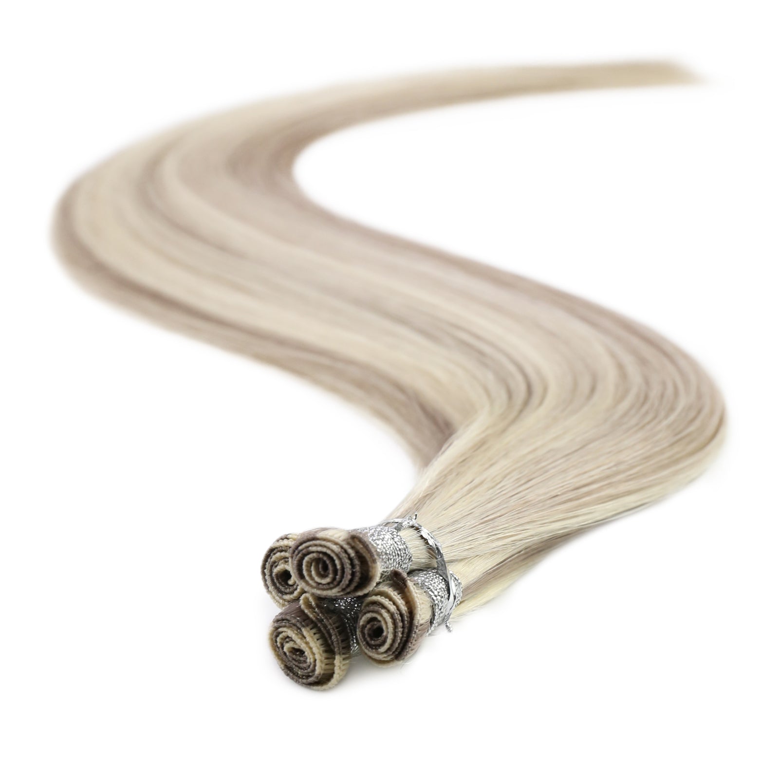 Hand-Tied Weft Norwegian Satin (Piano Ash Blonde)-INTACTE